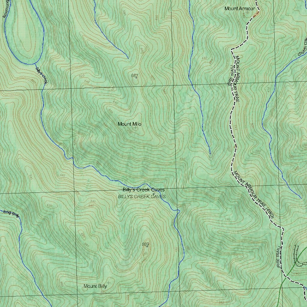 Getlost Map 8929-4N Yerranderie NSW Topographic Map V15 1:25,000 by ...