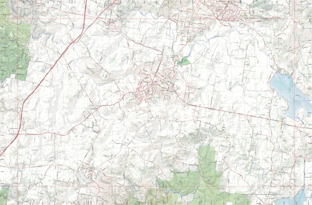 Getlost Map 8928-1N Moss Vale NSW Topographic Map V15 1:25,000 by ...