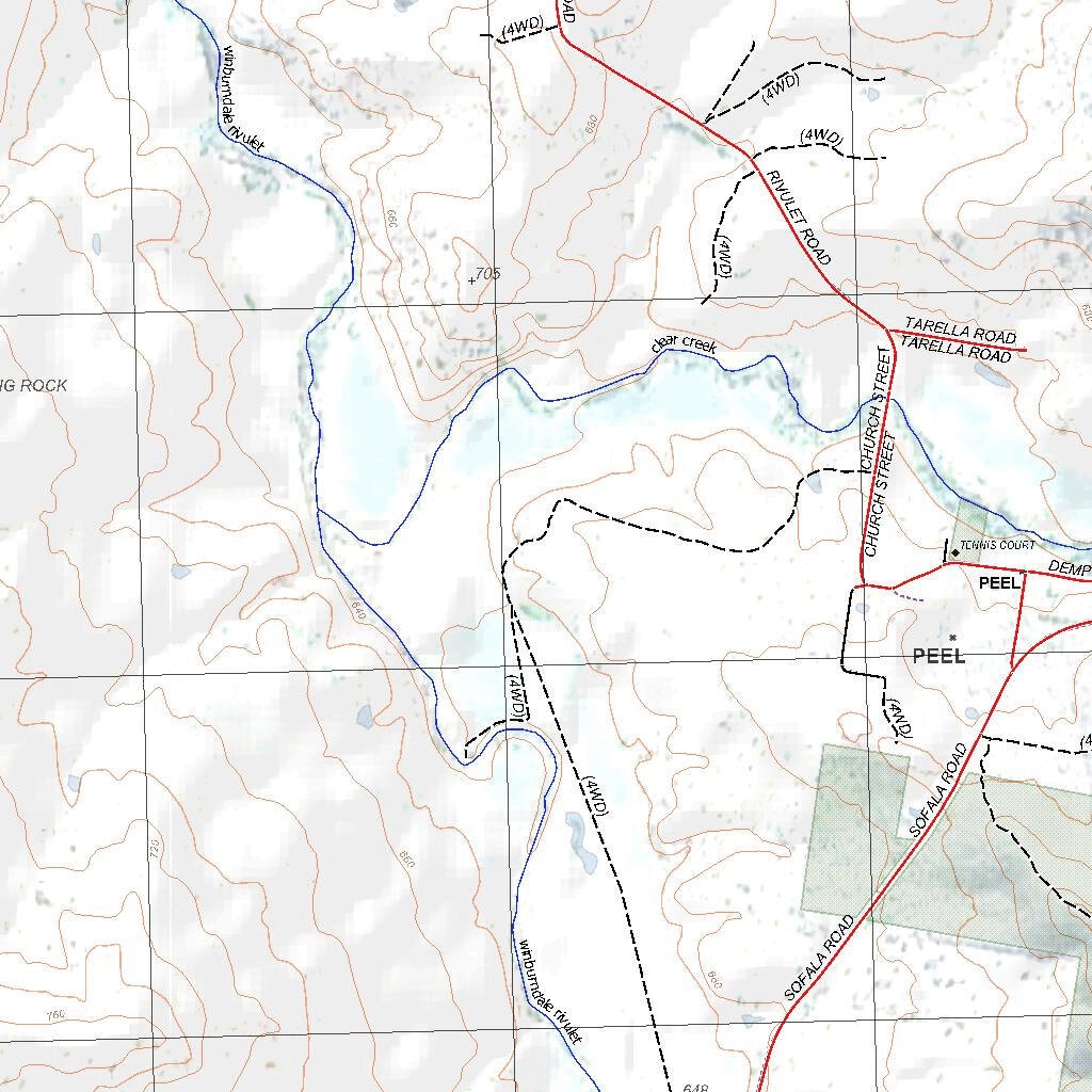 Getlost Map 8831-3N Peel NSW Topographic Map V15 1:25,000 by Getlost ...
