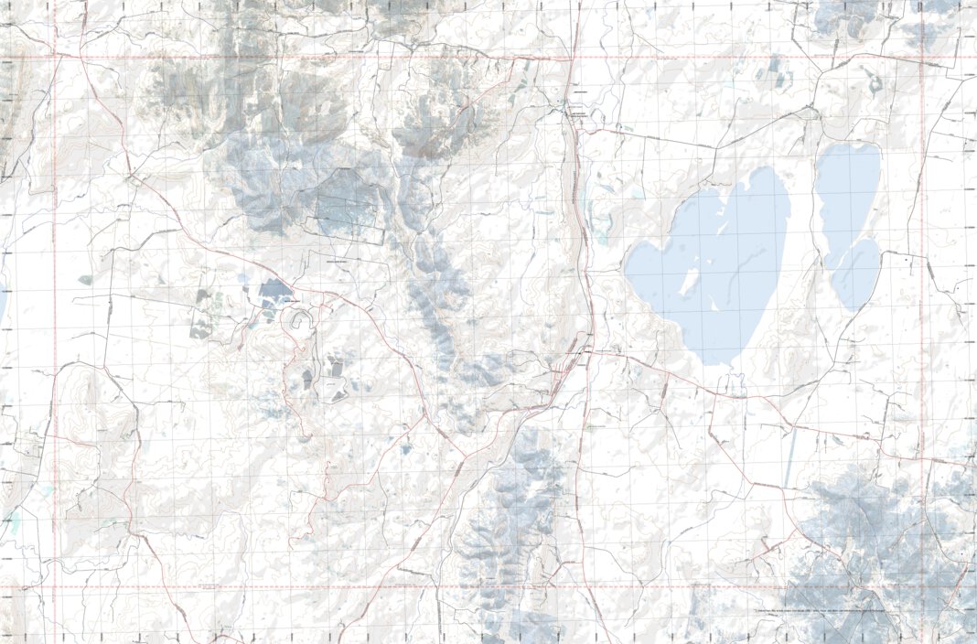 Getlost Map 8827-4N Lake Bathurst NSW Topographic Map V15 1:25,000 map ...