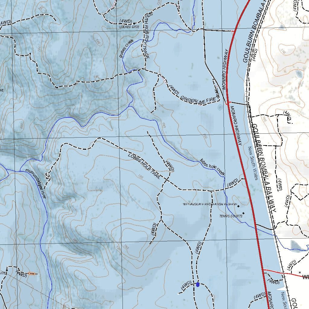 Getlost Map 8726-4N Williamsdale NSW Topographic Map V15 1:25,000 by ...