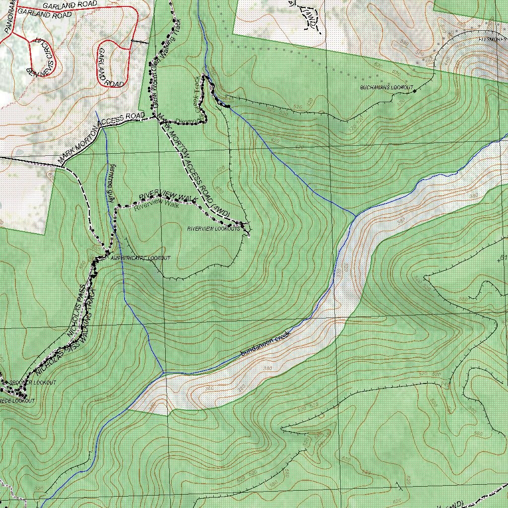 Getlost Map 8928-1S Bundanoon NSW Topographic Map V15 1:25,000 by ...