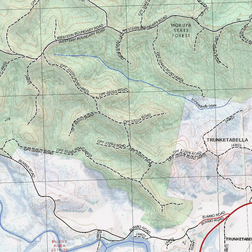 Getlost Map 8925-4N Bodalla NSW Topographic Map V15 1:25,000 by Getlost ...