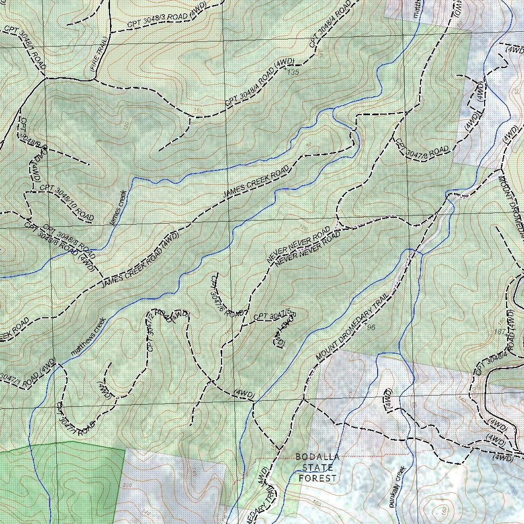Getlost Map 8925-3N Central Tilba NSW Topographic Map V15 1:25,000 by ...