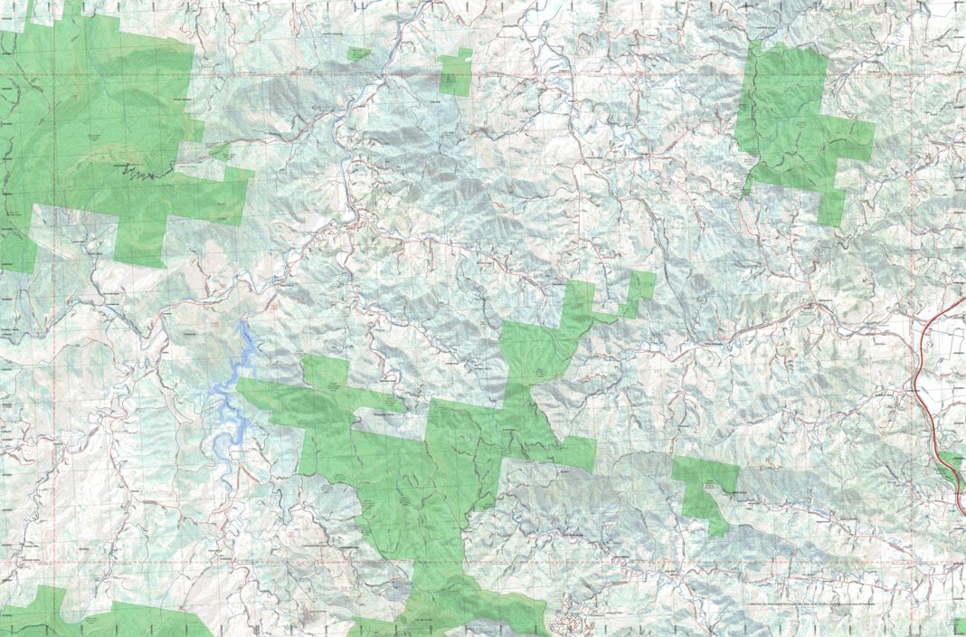 Getlost Map 9541-2S Burringbar NSW Topographic Map V15 1:25,000 by ...