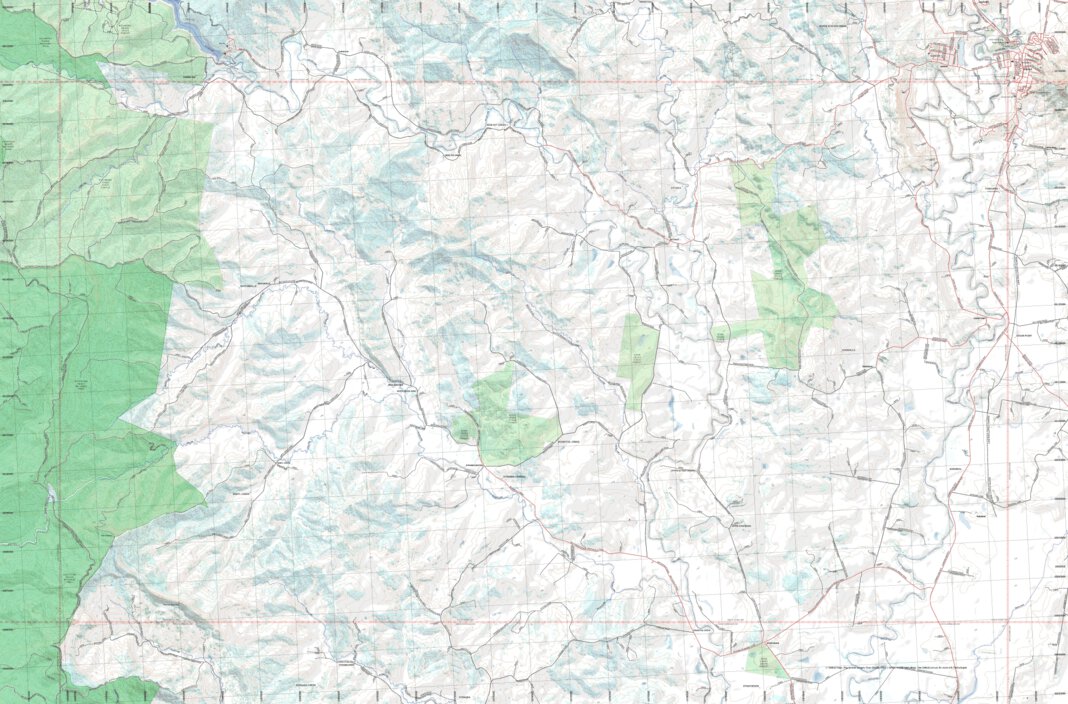 Getlost Map 9440-1S Ettrick NSW Topographic Map V15 1:25,000 by Getlost ...