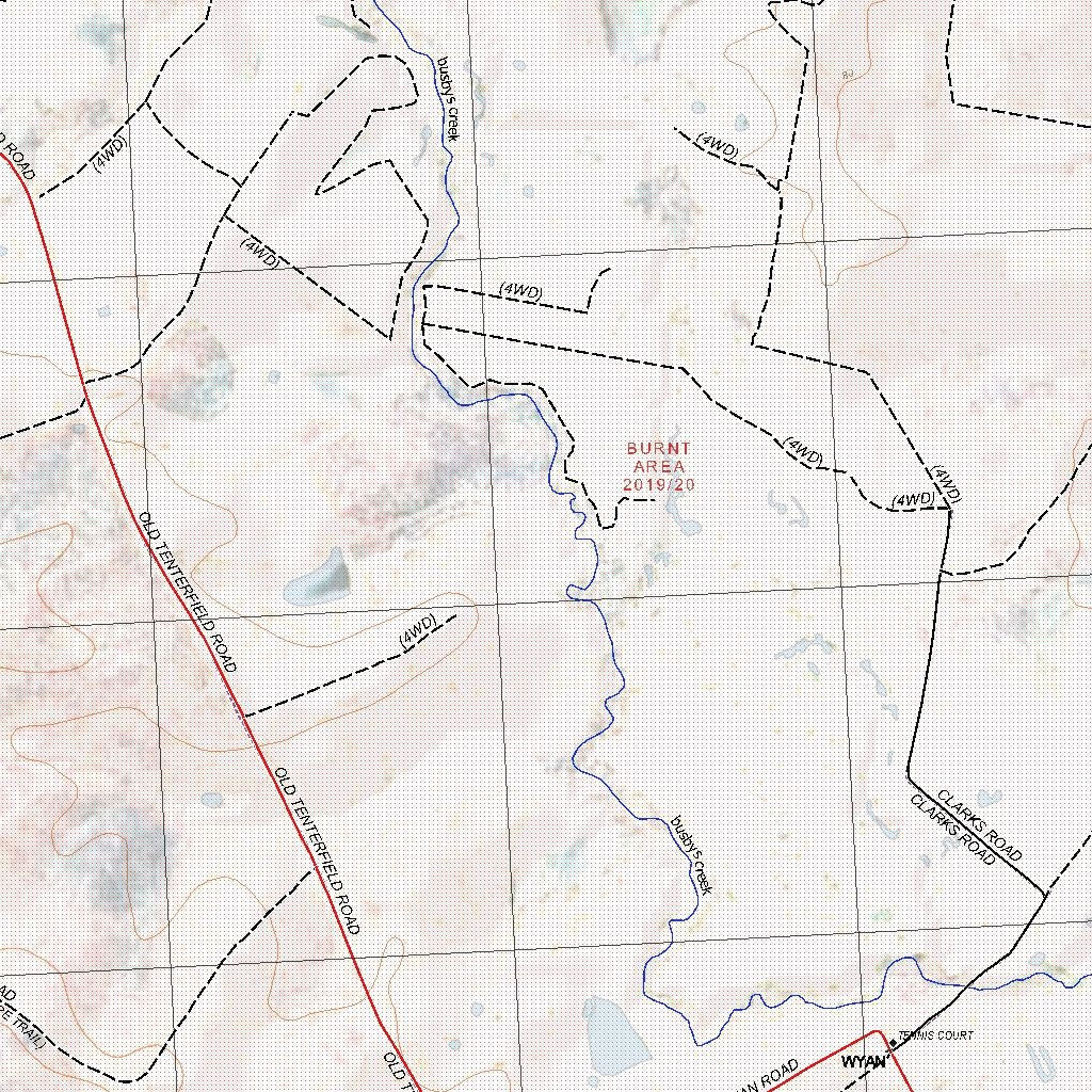 Getlost Map 9439-1N Rappville NSW Topographic Map V15 1:25,000 by ...