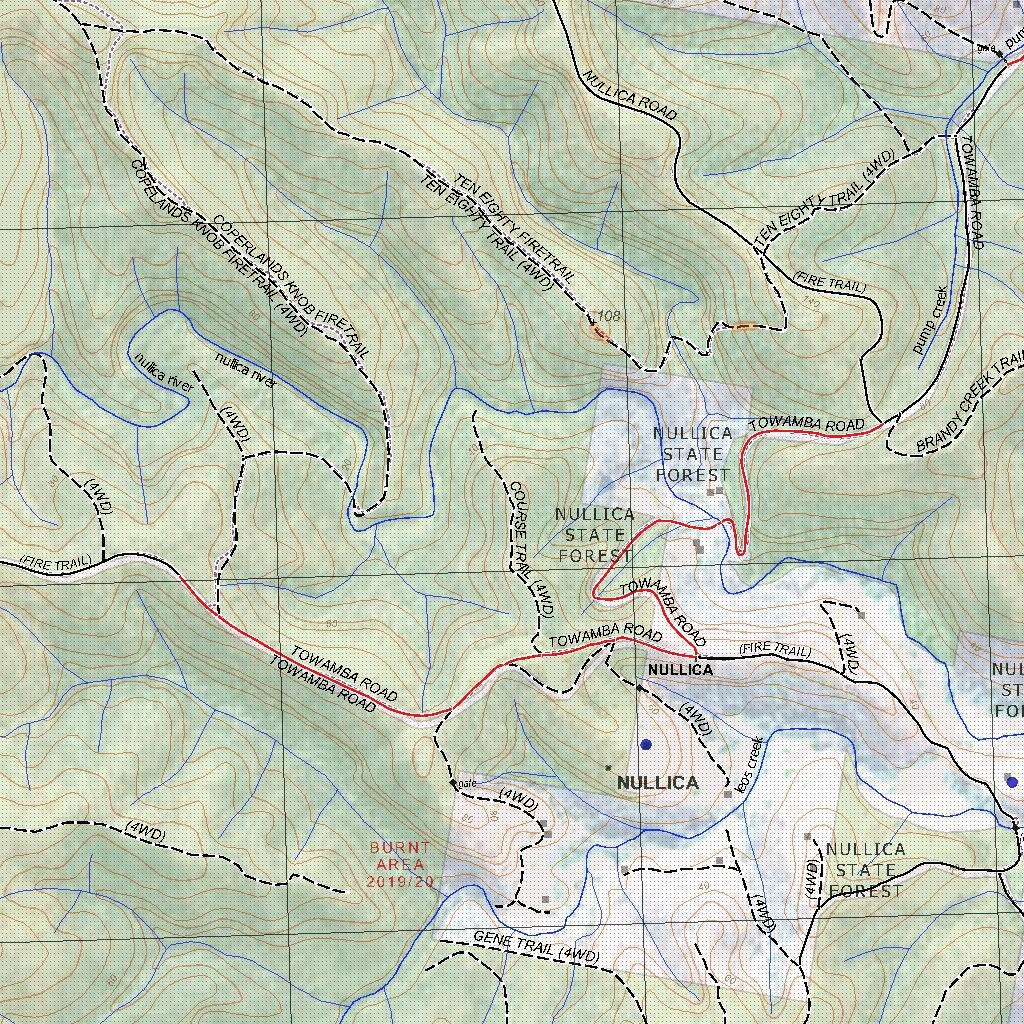 Getlost Map 8823-1N Eden NSW Topographic Map V15 1:25,000 by Getlost ...