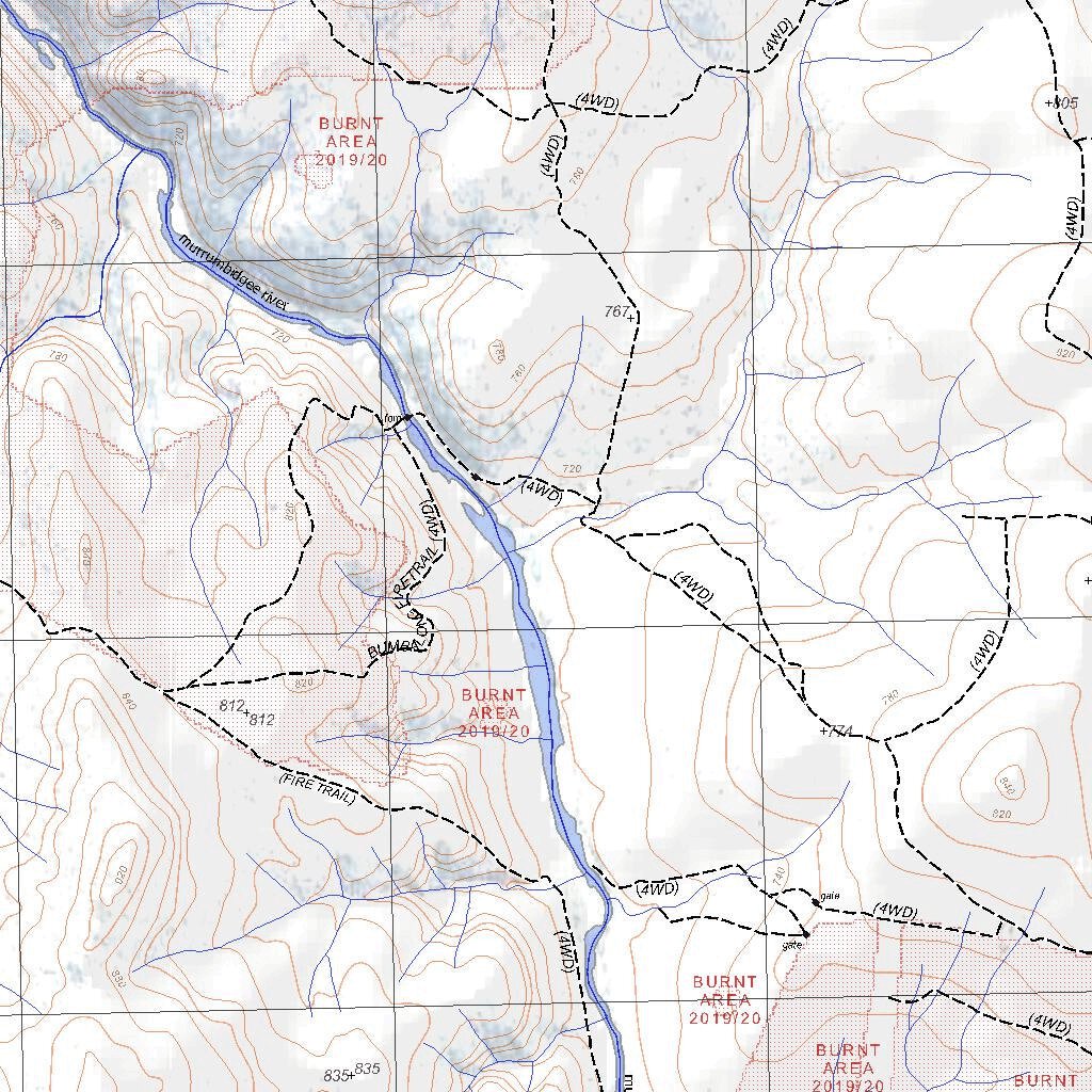 Getlost Map 8726-3S Bredbo NSW Topographic Map V15 1:25,000 by Getlost ...