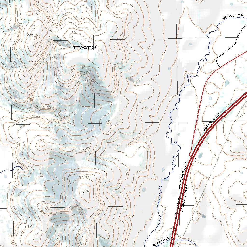 Getlost Map 8628-3N Bookham NSW Topographic Map V15 1:25,000 by Getlost ...
