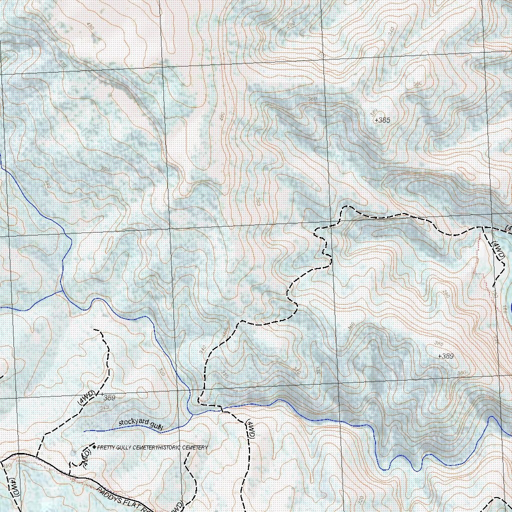Getlost Map 9340-2N Pretty Gully NSW Topographic Map V15 1:25,000 by ...