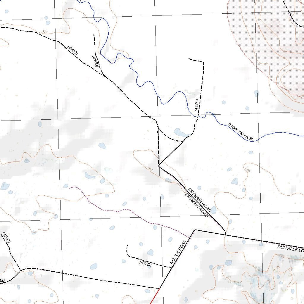 Getlost Map 8932-3S Bogee NSW Topographic Map V15 1:25,000 by Getlost ...