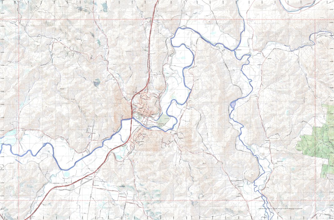 Getlost Map 8527-4N Gundagai NSW Topographic Map V15 1:25,000 by ...