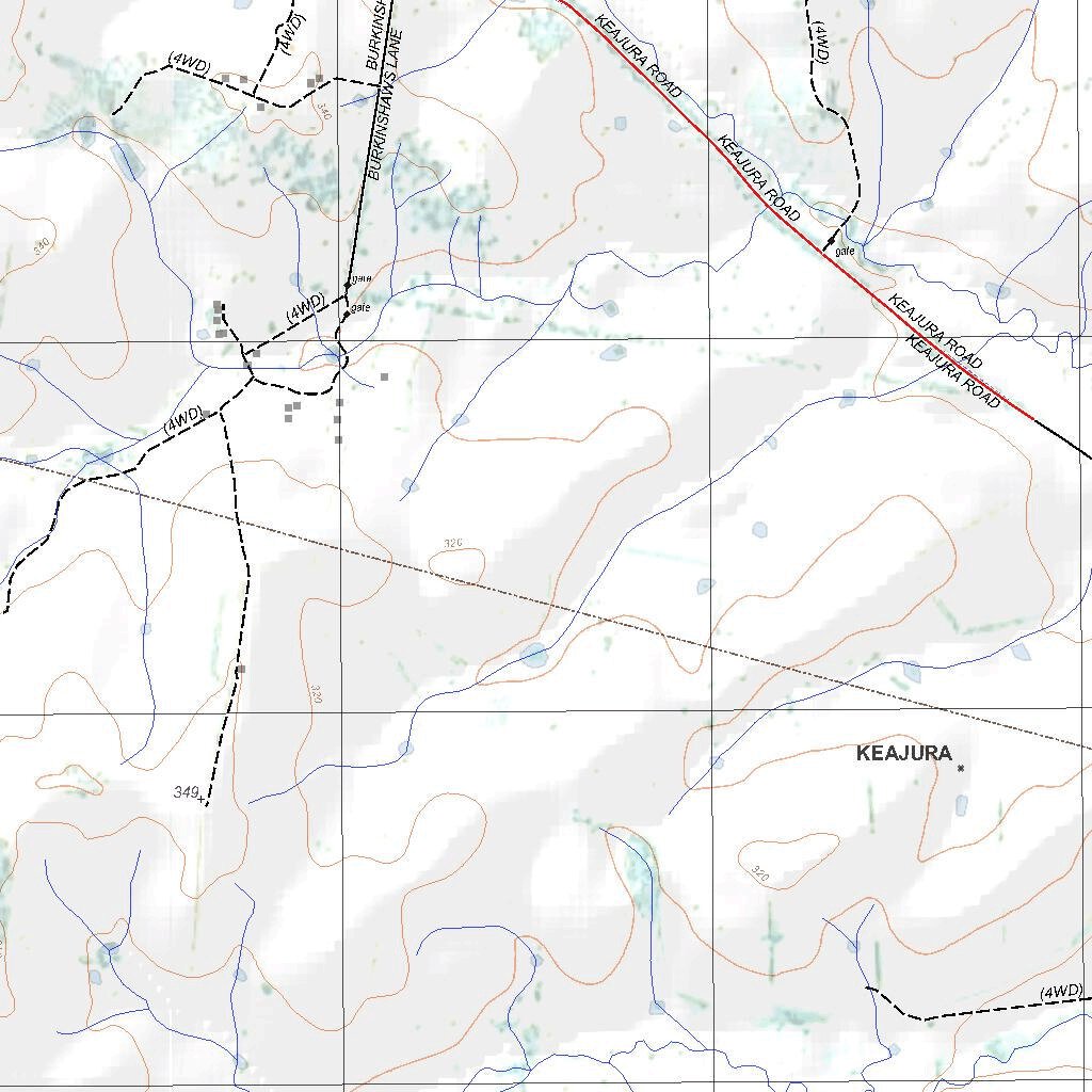 Getlost Map 8427-3N Tarcutta NSW Topographic Map V15 1:25,000 by ...