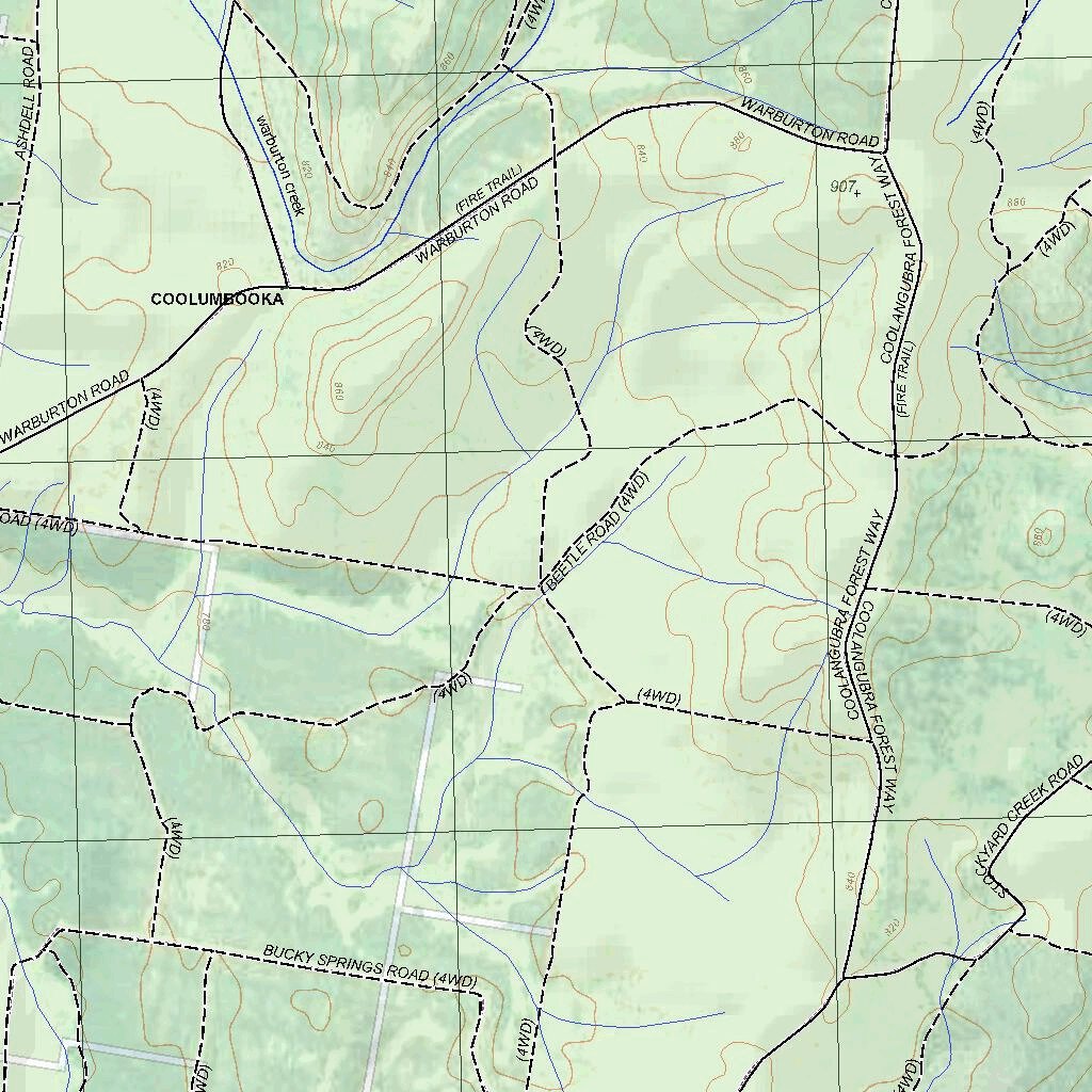 Getlost Map 8724-2S Coolumbooka NSW Topographic Map V15 1:25,000 by ...