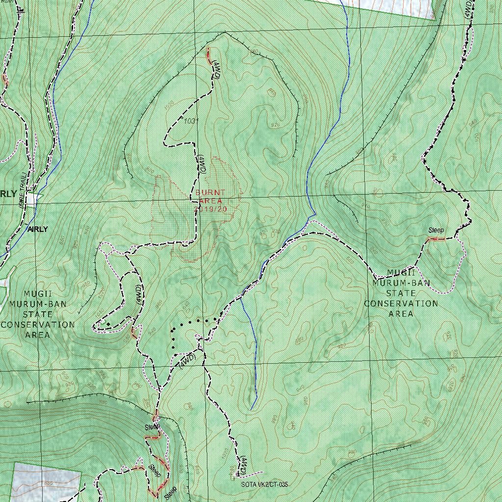 Getlost Map 8931-4N Glen Alice NSW Topographic Map V15 1:25,000 by ...
