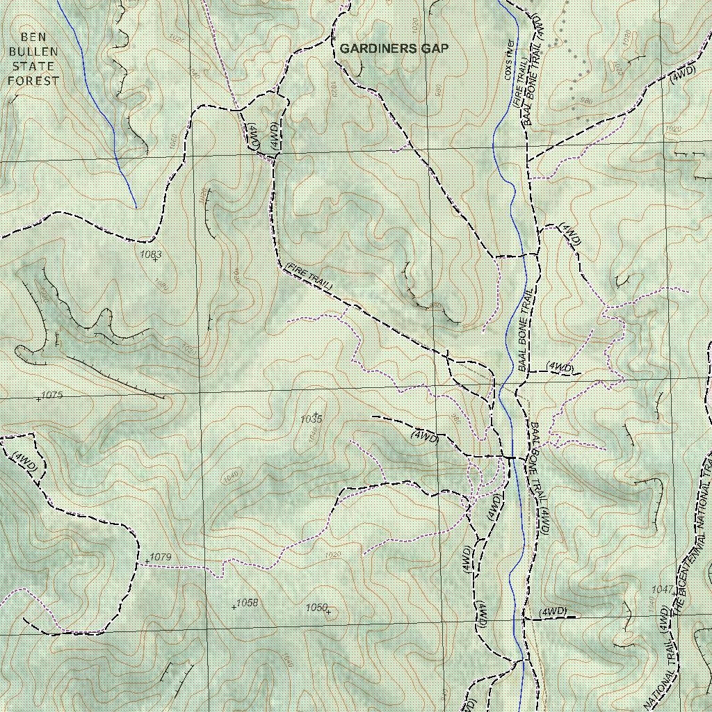 Getlost Map 8931-3N Cullen Bullen NSW Topographic Map V15 1:25,000 by ...