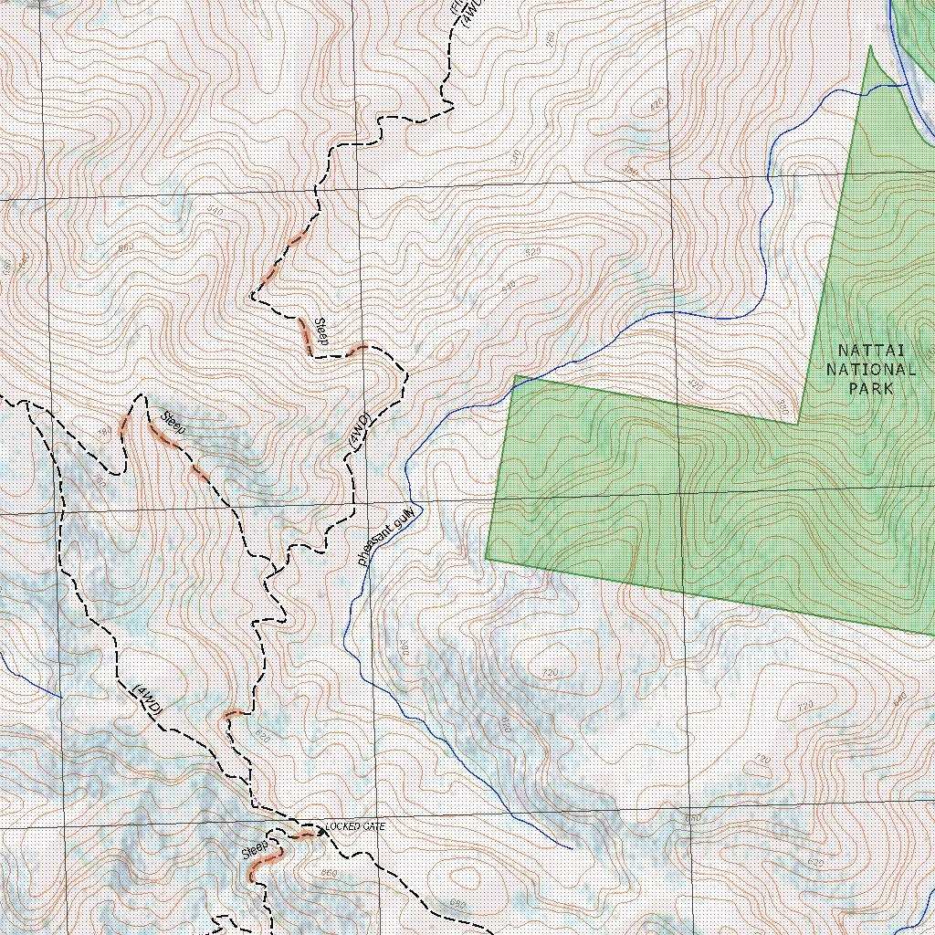 Getlost Map 8929-3N Barrallier NSW Topographic Map V15 1:25,000 by ...