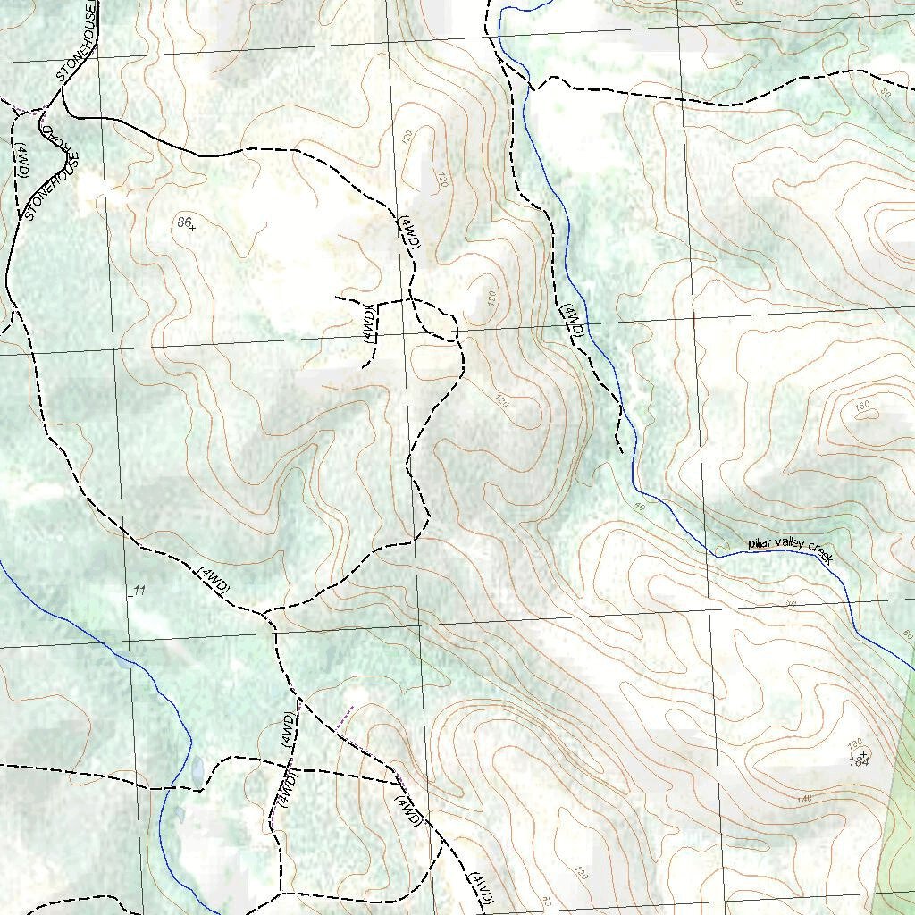 Getlost Map 9538-3N Pillar Valley NSW Topographic Map V15 1:25,000 by ...