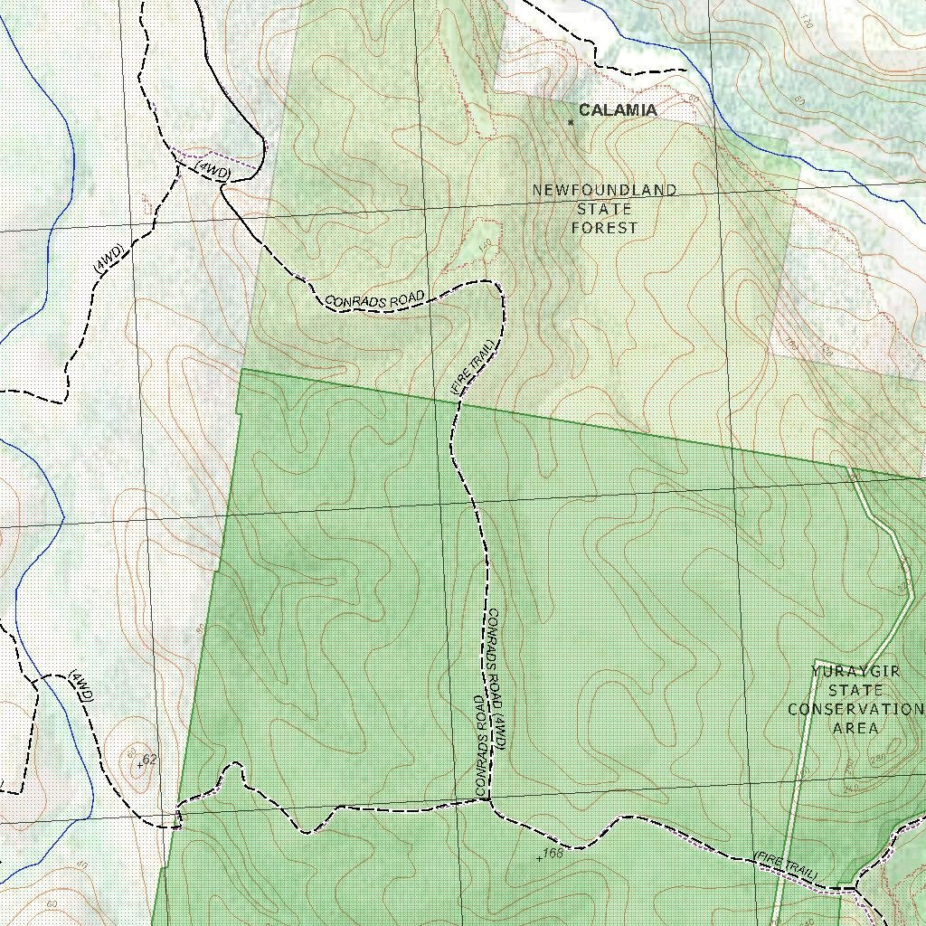 Getlost Map 9538-3N Pillar Valley NSW Topographic Map V15 1:25,000 by ...