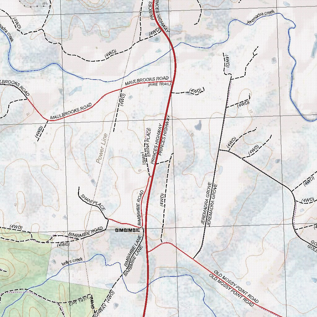 Getlost Map 8926-3N Mogo NSW Topographic Map V15 1:25,000 by Getlost ...