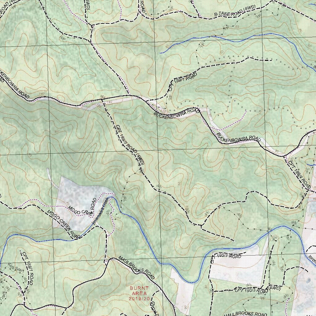 Getlost Map 8926-3N Mogo NSW Topographic Map V15 1:25,000 by Getlost ...