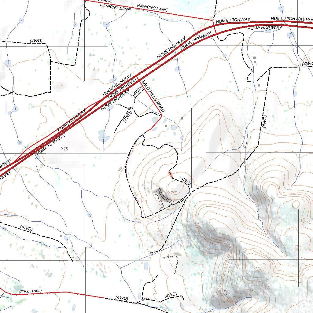Getlost Map 8326-1S Holbrook NSW Topographic Map V15 1:25,000 by ...