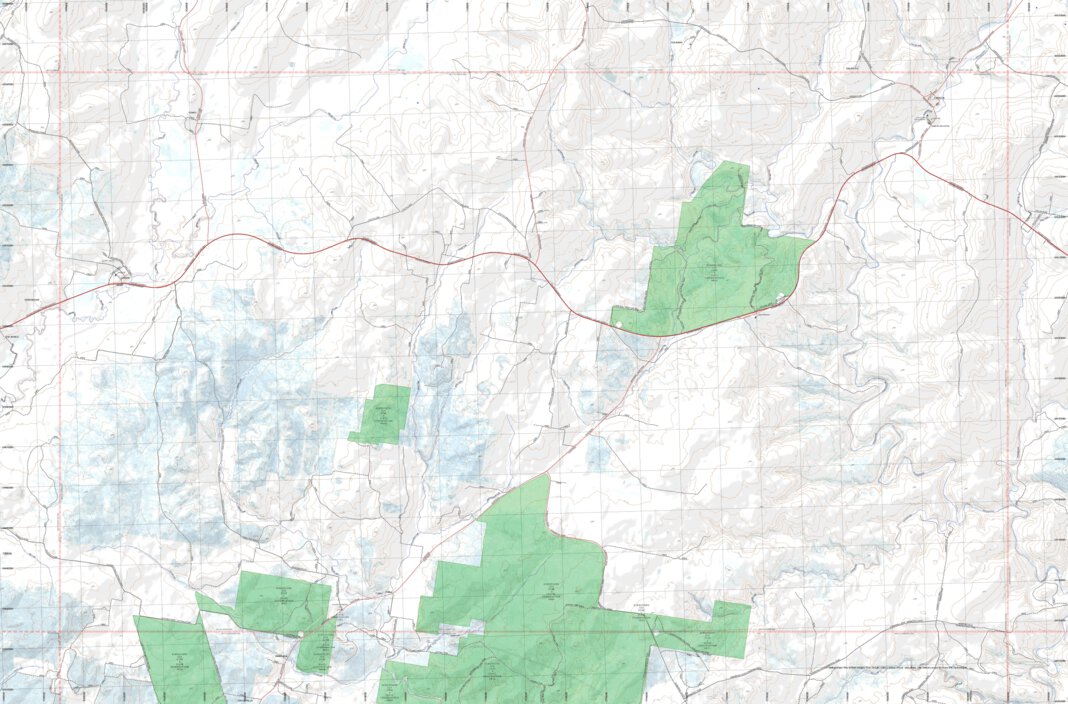 Getlost Map 8833-1N Cassilis NSW Topographic Map V15 1:25,000 by ...