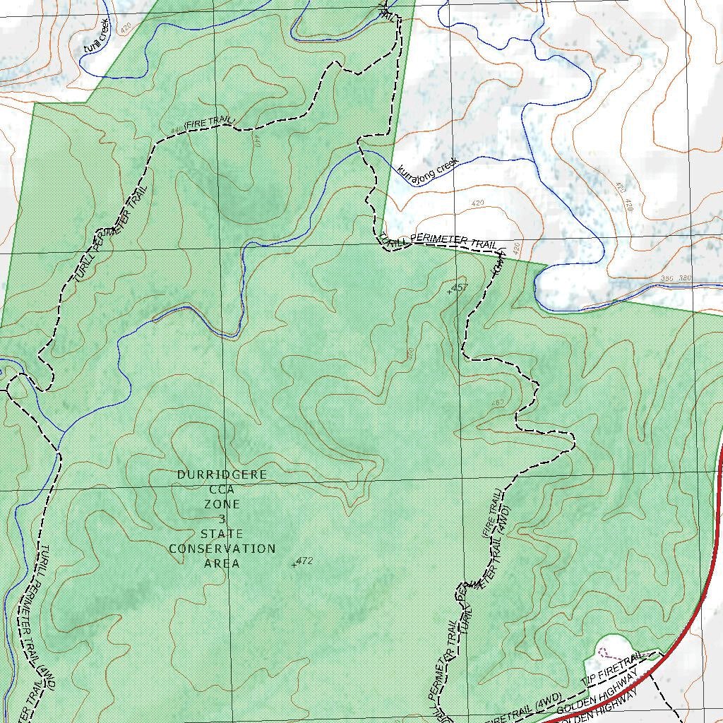 Getlost Map 8833-1N Cassilis NSW Topographic Map V15 1:25,000 by ...