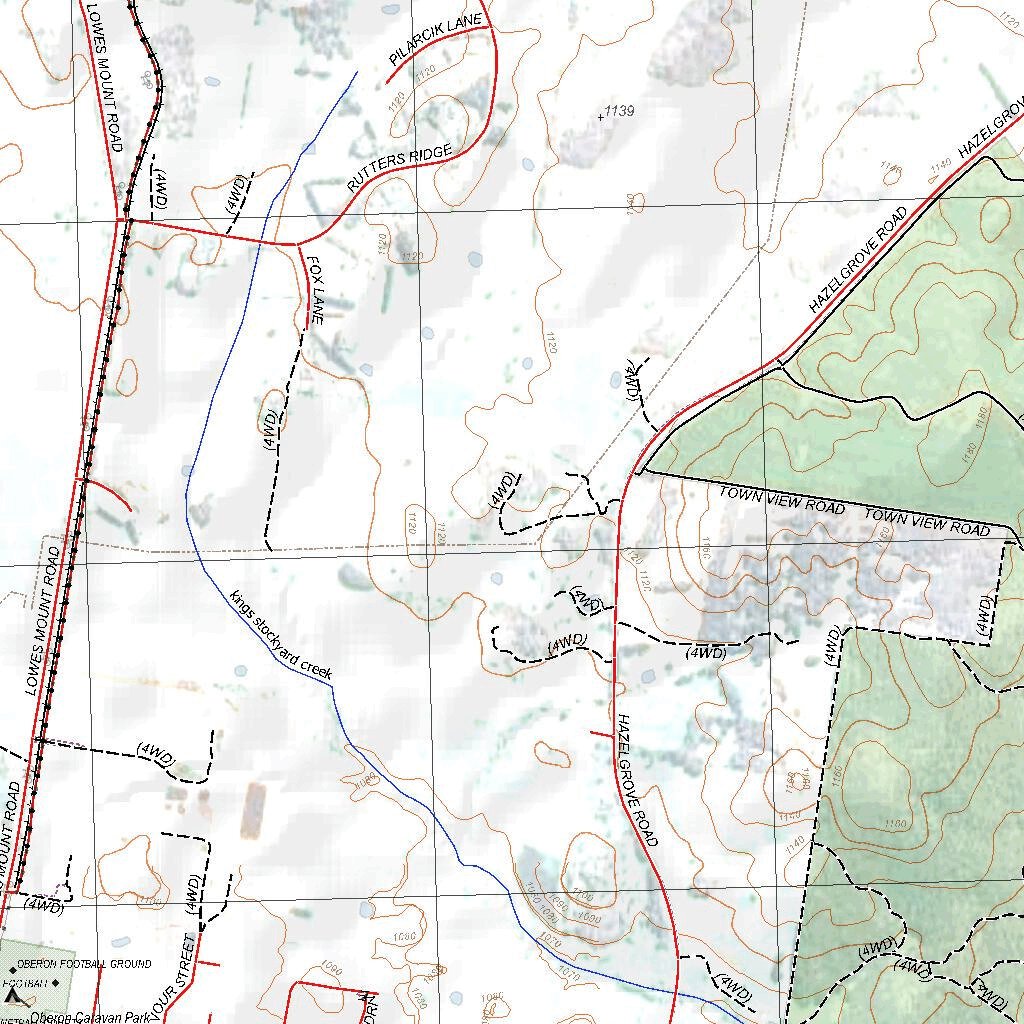 Getlost Map 8830-1S Oberon NSW Topographic Map V15 1:25,000 by Getlost ...