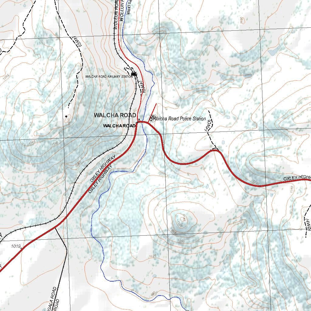Getlost Map 9136-2S Walcha Road NSW Topographic Map V15 1:25,000 by ...