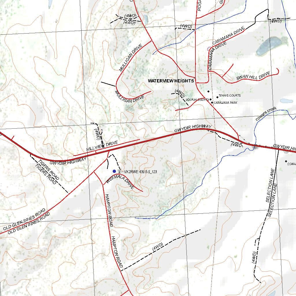 Getlost Map 9438-1S Grafton NSW Topographic Map V15 1:25,000 by Getlost ...