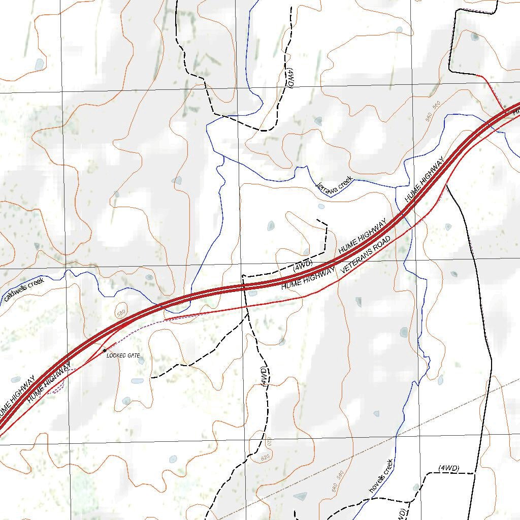 Getlost Map 8728-3N Jerrawa NSW Topographic Map V15 1:25,000 by Getlost ...