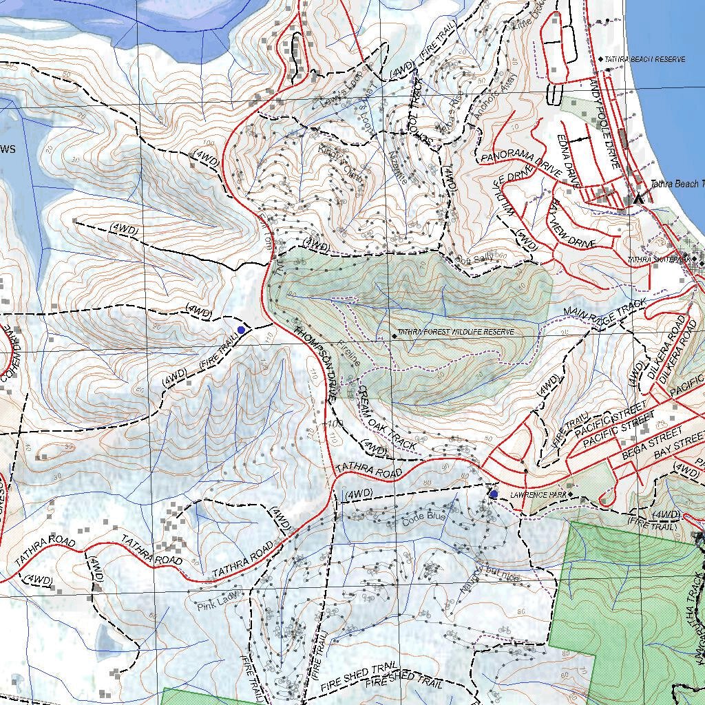 Getlost Map 8824-1S Bega NSW Topographic Map V15 1:25,000 by Getlost ...