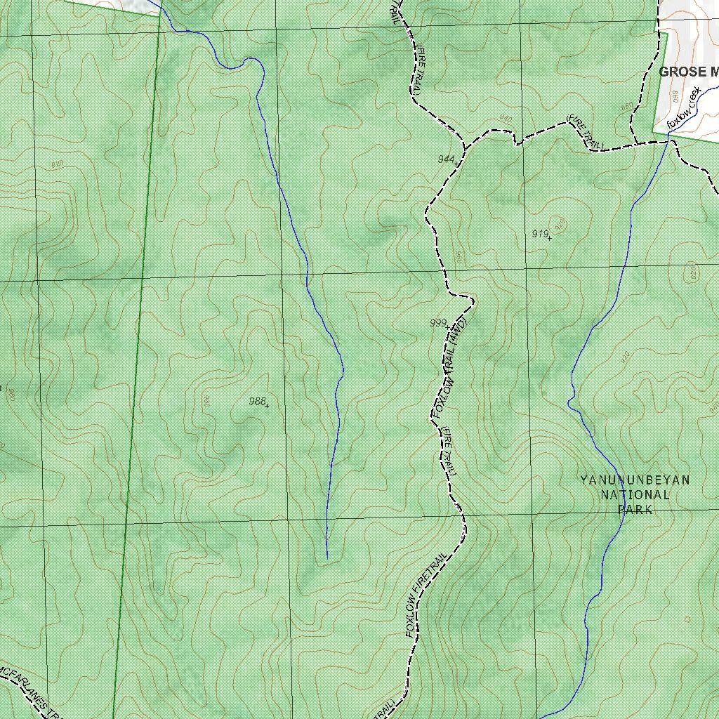 Getlost Map 8726-1N Captains Flat NSW Topographic Map V15 1:25,000 by ...