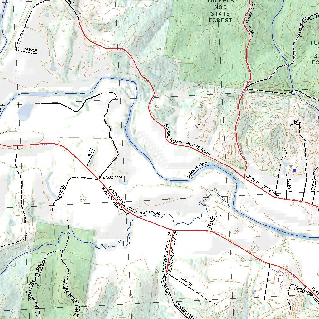 Getlost Map 9437-2S Bellingen NSW Topographic Map V15 1:25,000 by ...