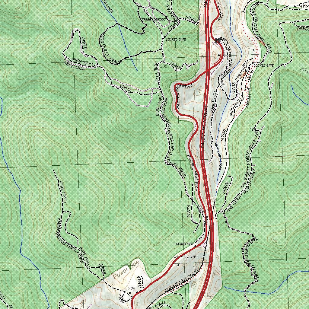 Getlost Map 9130-4N Cowan NSW Topographic Map V15 1:25,000 by Getlost ...