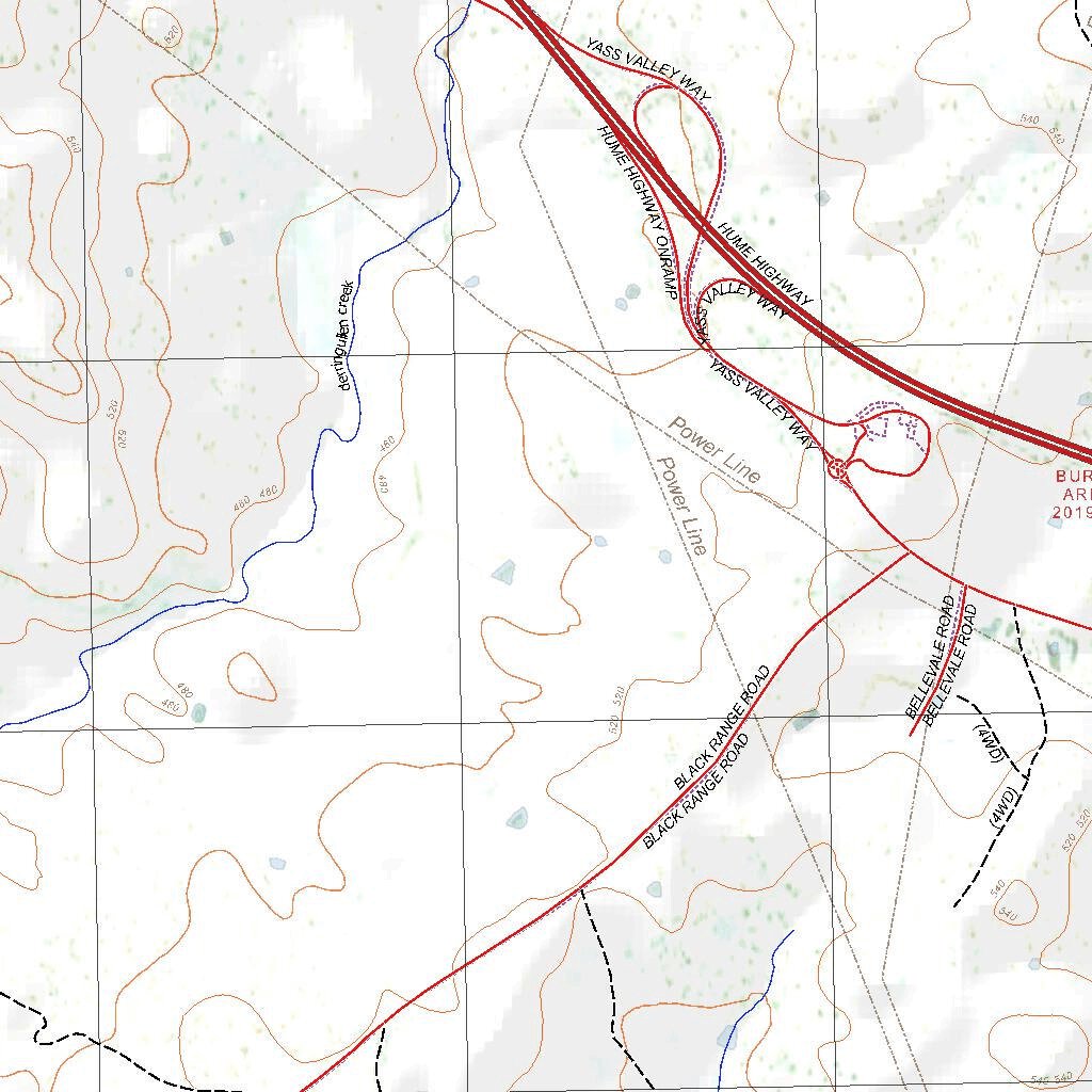 Getlost Map 8628-2N Yass NSW Topographic Map V15 1:25,000 by Getlost ...