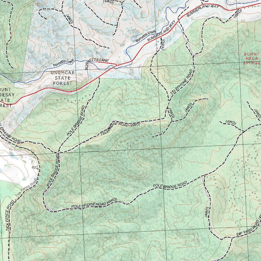 Getlost Map 9441-3S Woodenbong NSW Topographic Map V15 1:25,000 by ...