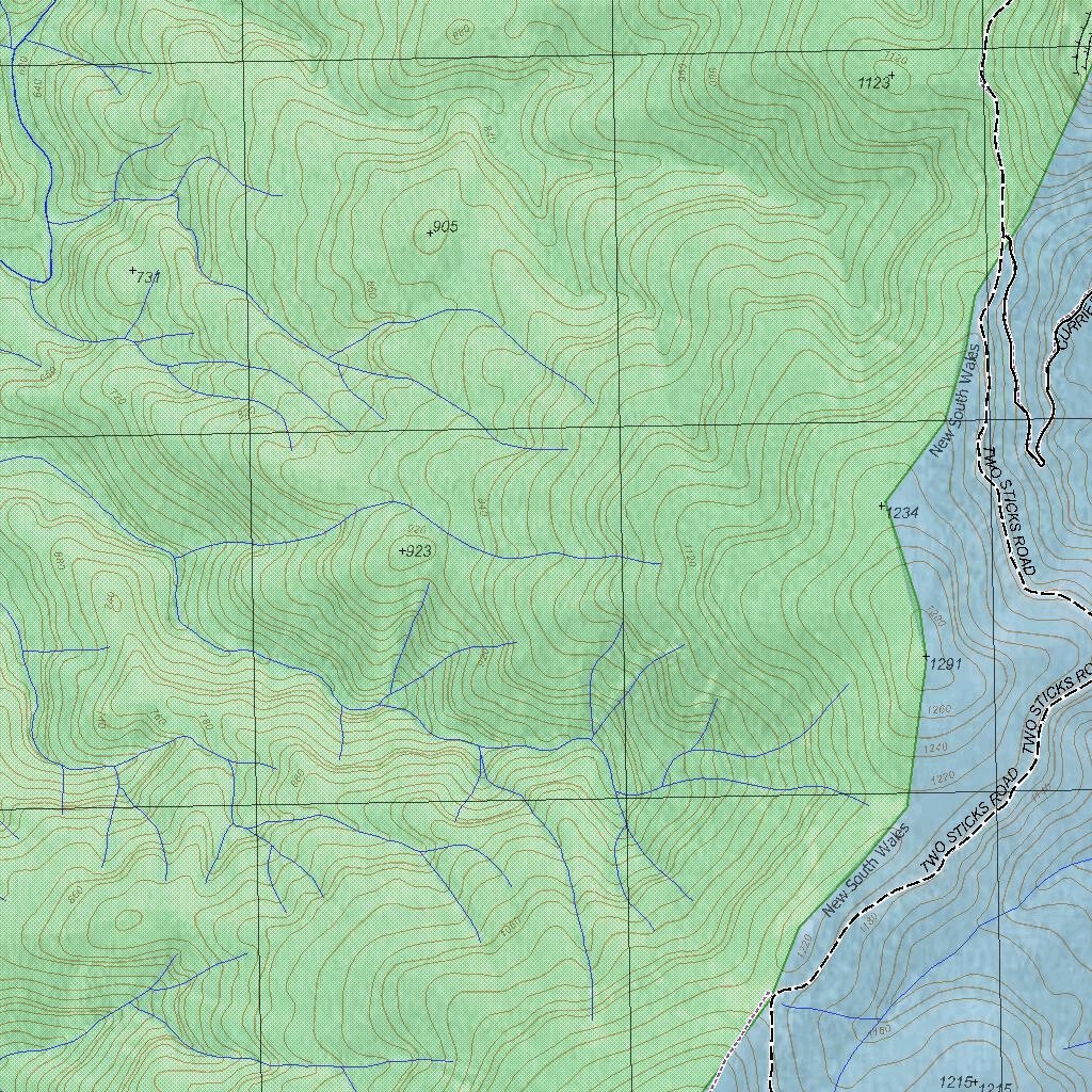 Getlost Map 8627-2N Cotter Dam NSW Topographic Map V15 1:25,000 by ...