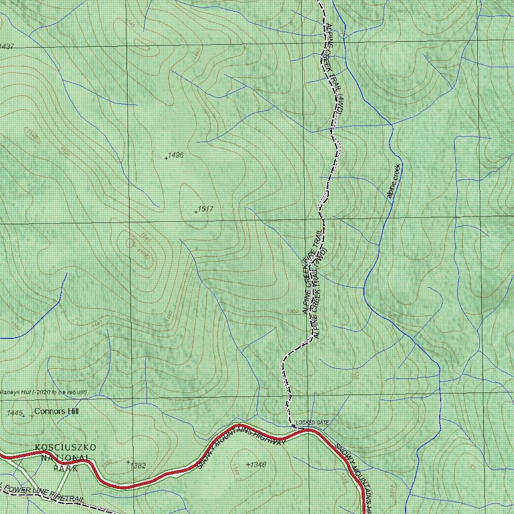 Getlost Map 8626-3S Denison NSW Topographic Map V15 1:25,000 by Getlost ...