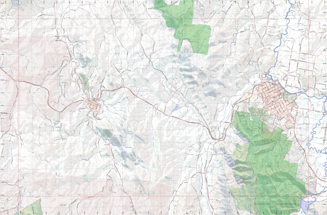 Getlost Map 8527-3N Tumut NSW Topographic Map V15 1:25,000 by Getlost ...