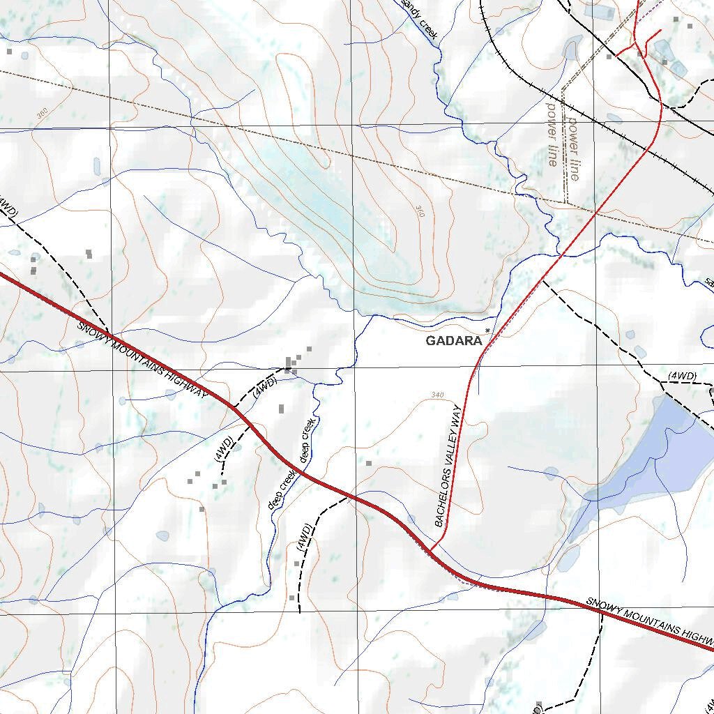 Getlost Map 8527-3N Tumut NSW Topographic Map V15 1:25,000 by Getlost ...