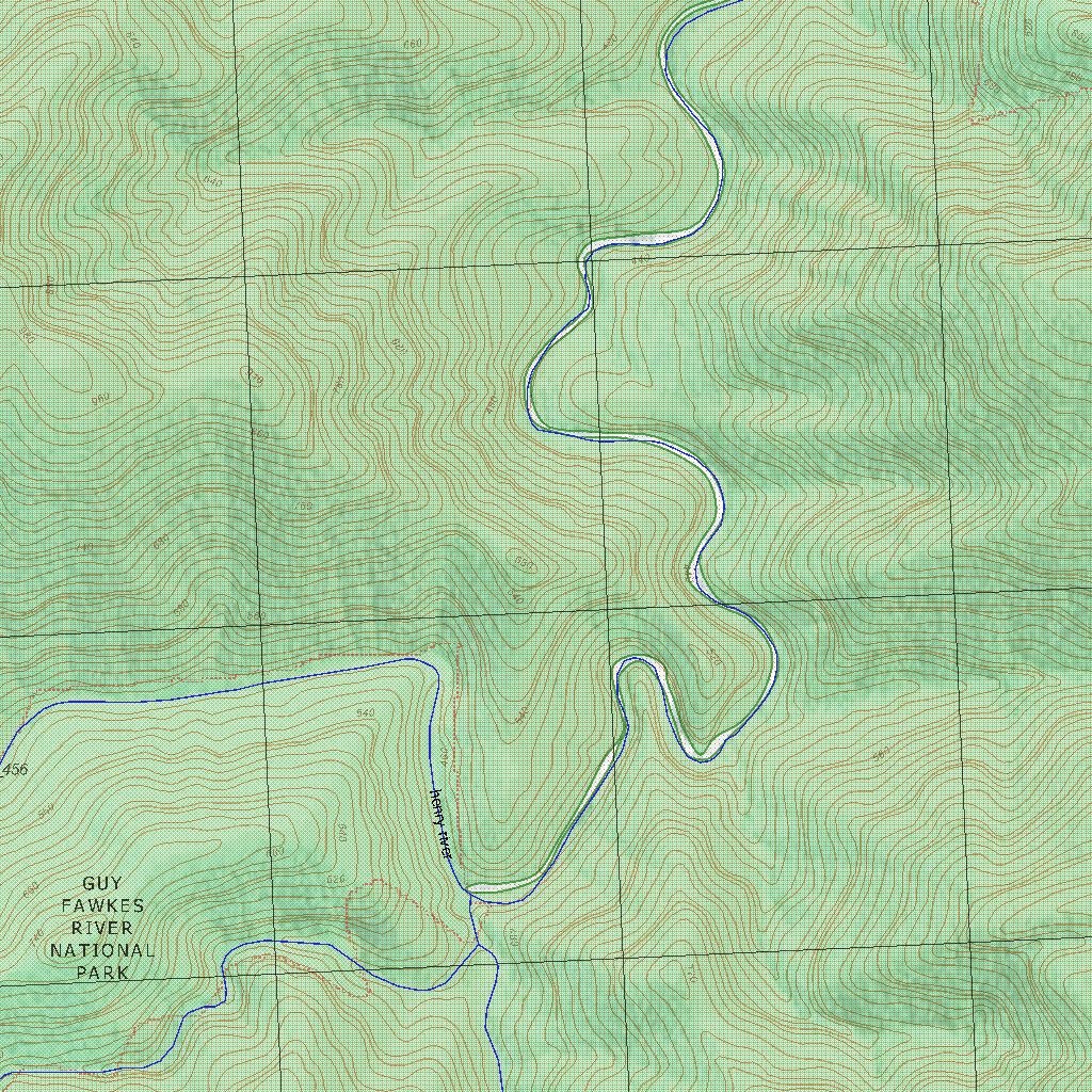 Getlost Map 9338-3N Henry River NSW Topographic Map V15 1:25,000 by ...