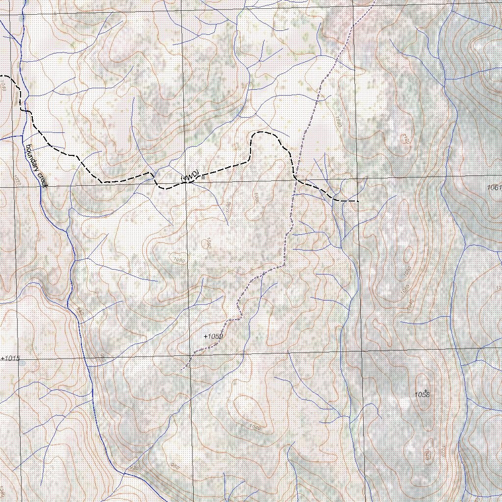 Getlost Map 8725-1N Cowra Creek NSW Topographic Map V15 1:25,000 by ...