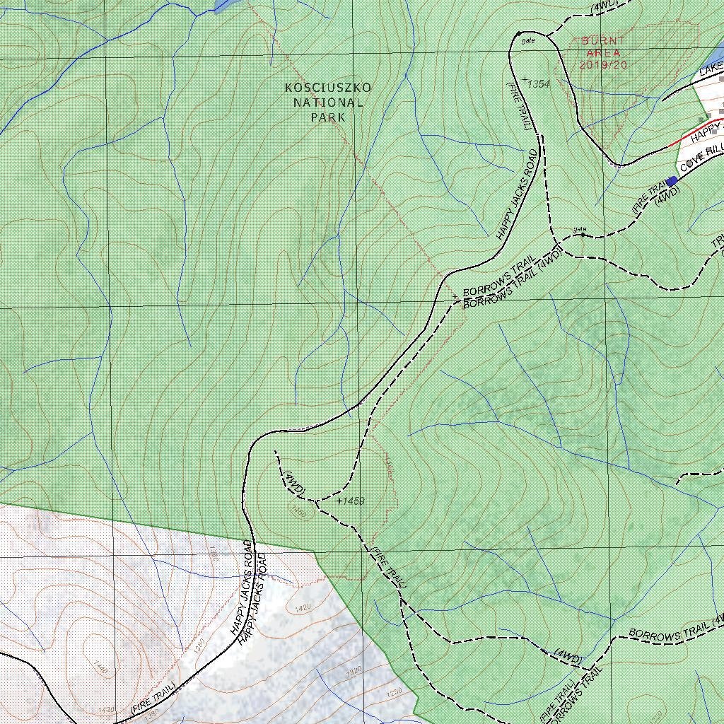 Getlost Map 8625-4S Nimmo Plain NSW Topographic Map V15 1:25,000 by ...