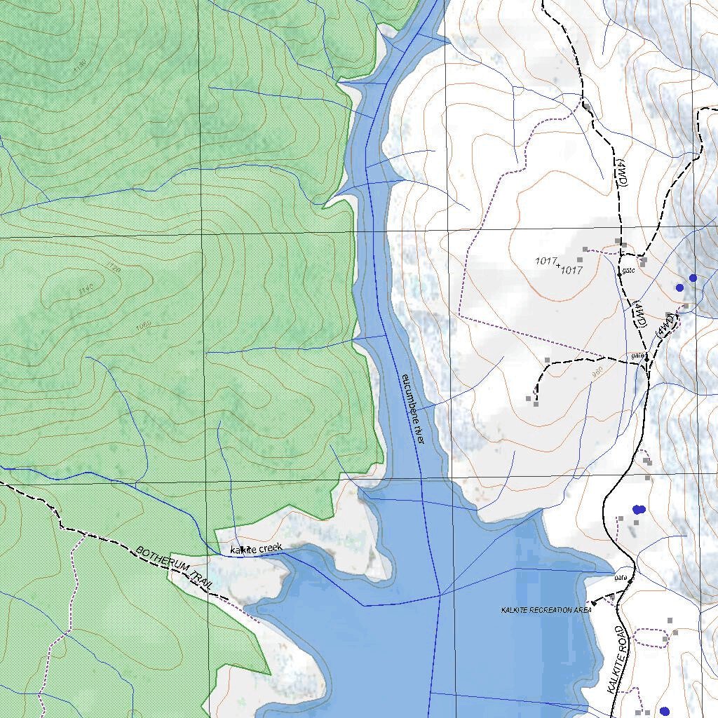 Getlost Map 8625-3N Kalkite Mountain NSW Topographic Map V15 1:25,000 ...