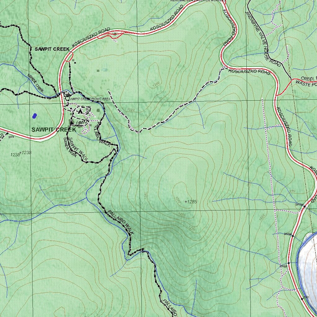 Getlost Map 8625-3N Kalkite Mountain NSW Topographic Map V15 1:25,000 ...