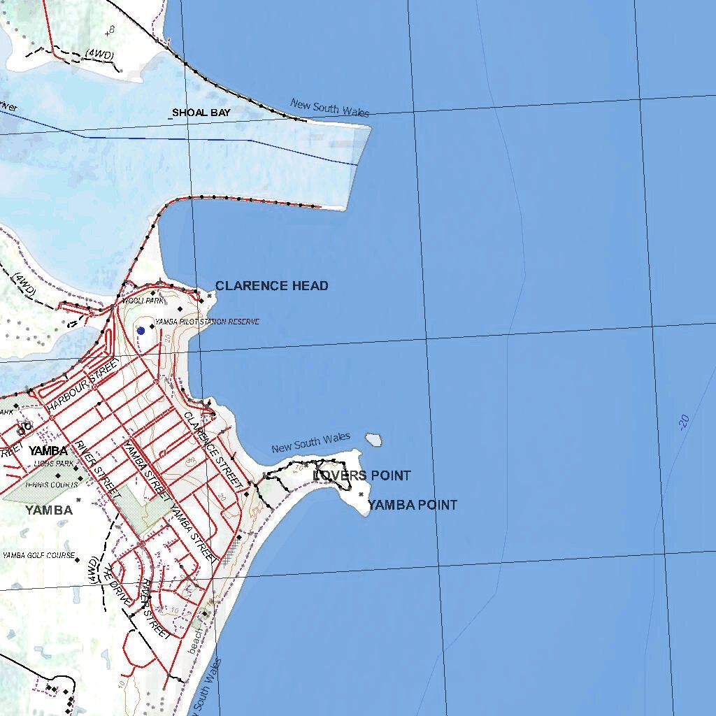 Getlost Map 9539-2S Yamba NSW Topographic Map V15 1:25,000 by Getlost ...