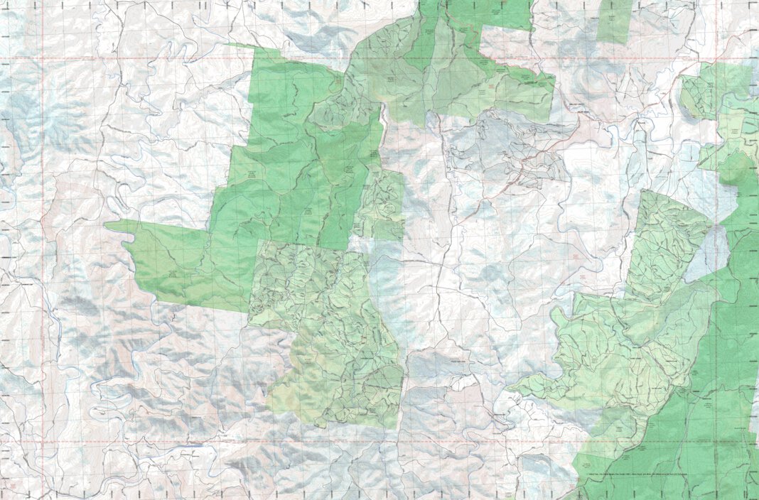Getlost Map 9340-1N Tooloom NSW Topographic Map V15 1:25,000 by Getlost ...